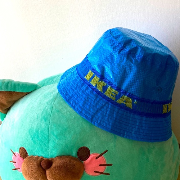 IKEA | Accessories | Ikea Limited Edition Knorva Bucket Hat Blue Logo ...